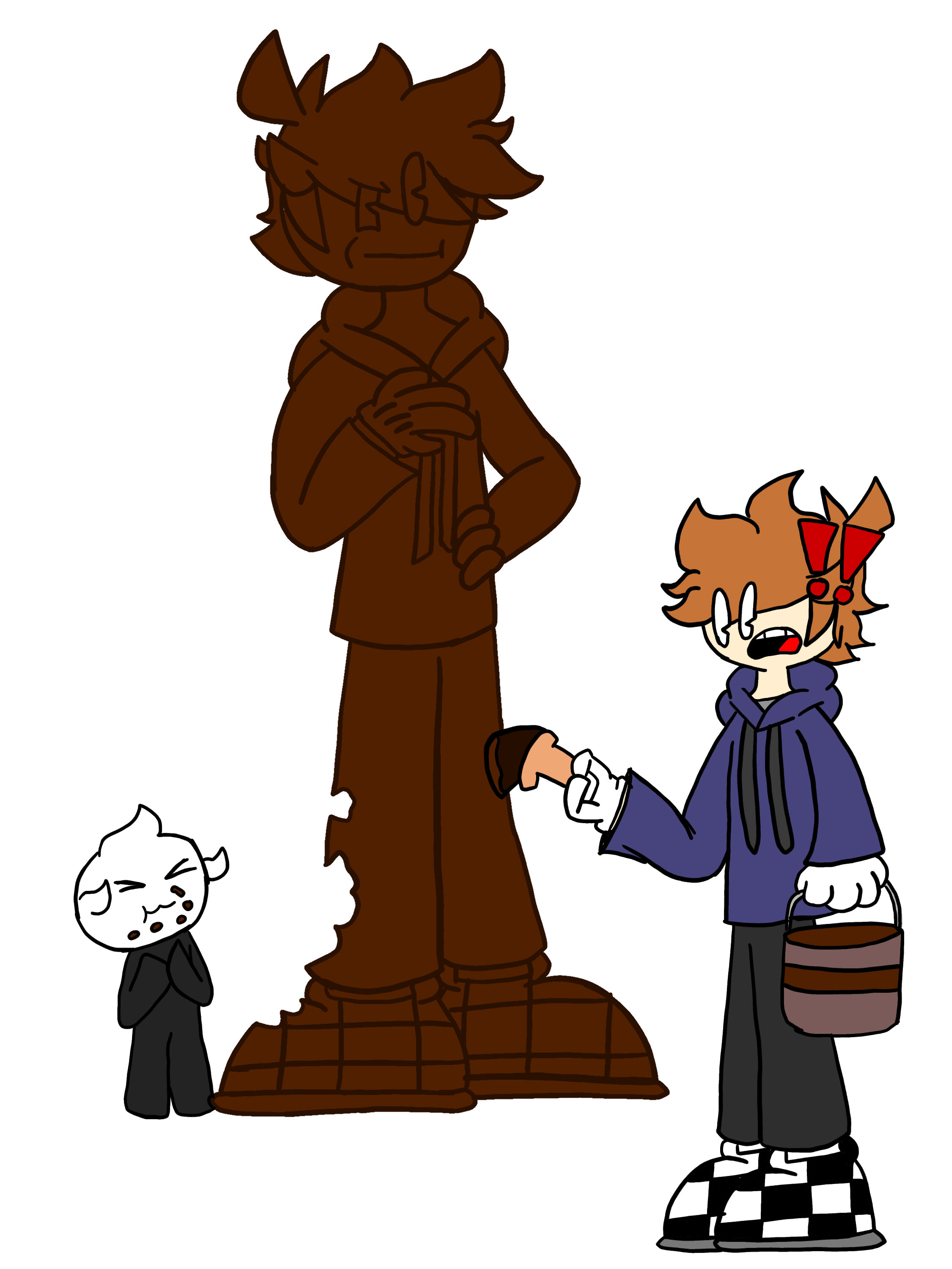Chocolate statue - ibisPaint