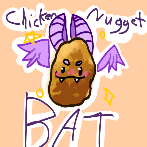 Chicken Nugget Bat - ibisPaint