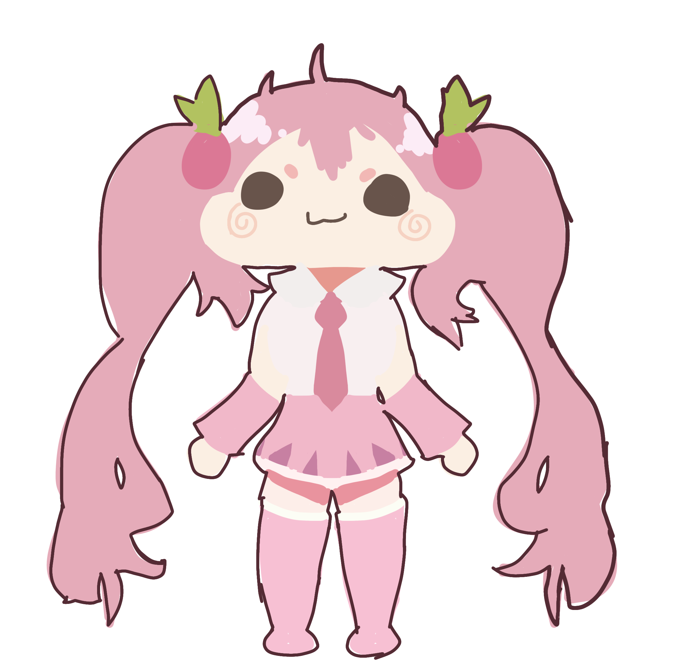 Chibi Sakura miku - ibisPaint