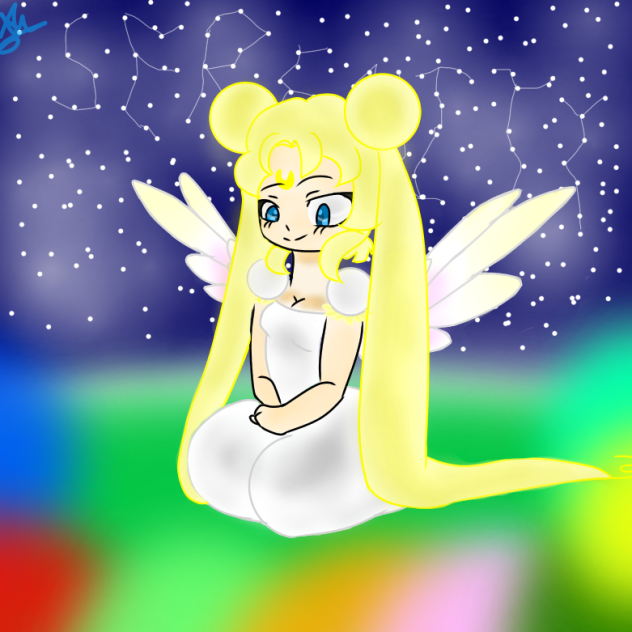 Princess Serenity drawing - ibisPaint