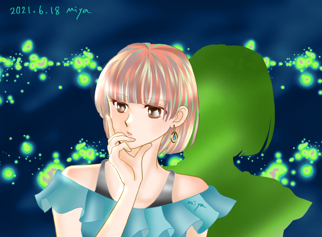 前髪ぱっつん Bangs straight - ibisPaint