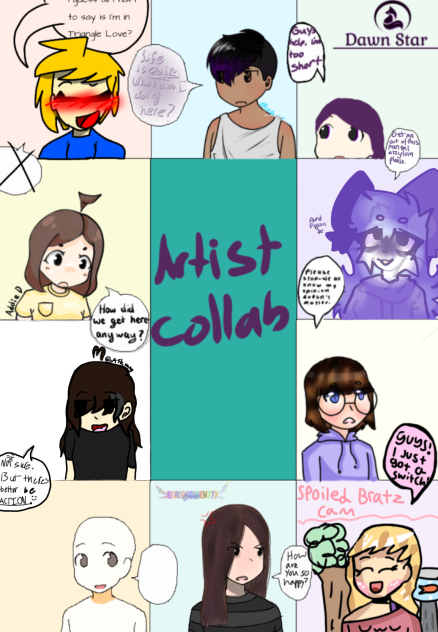 Artist reaction collaboration - ibisPaint