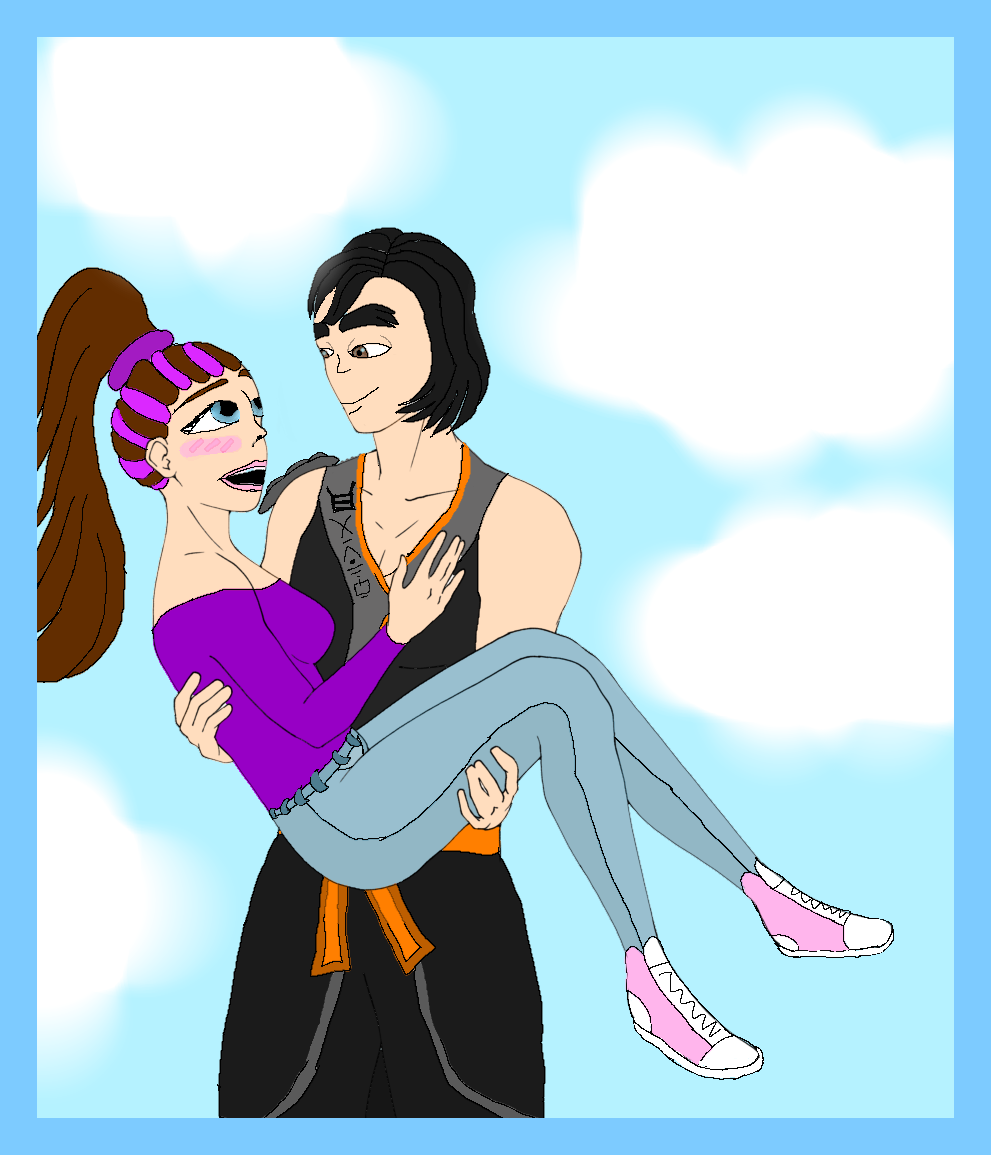 Le violet et le noir sont compatibles - ibisPaint