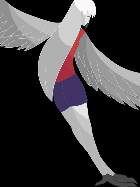 Avery the Harpy (colored version) - ibisPaint