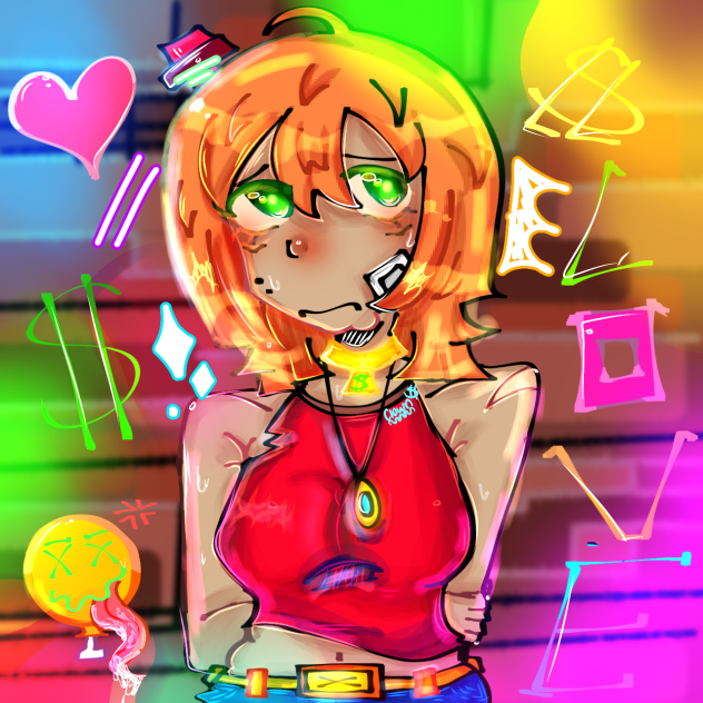 behind the wall - ibisPaint