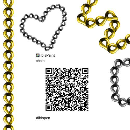 brush qr code (chain) - ibisPaint