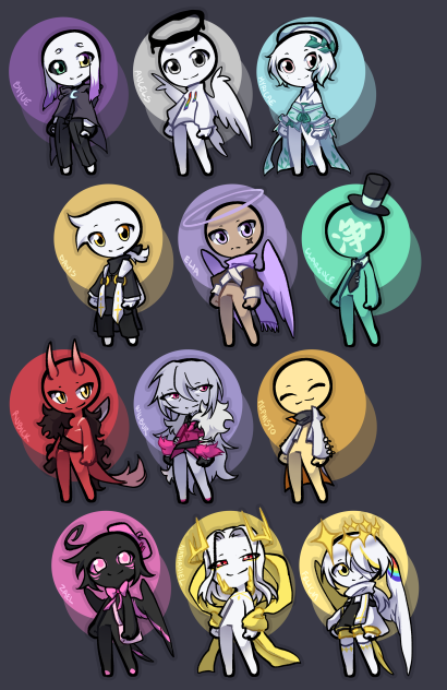 Stickman oc collection - ibisPaint