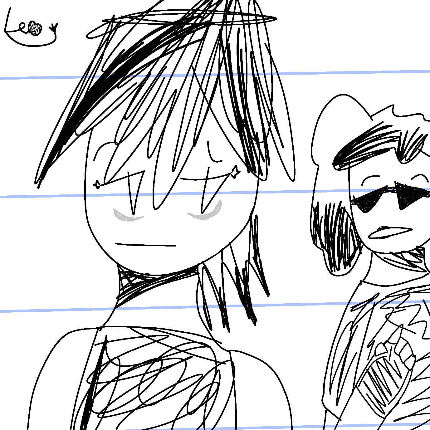 my emo phase with art - ibisPaint