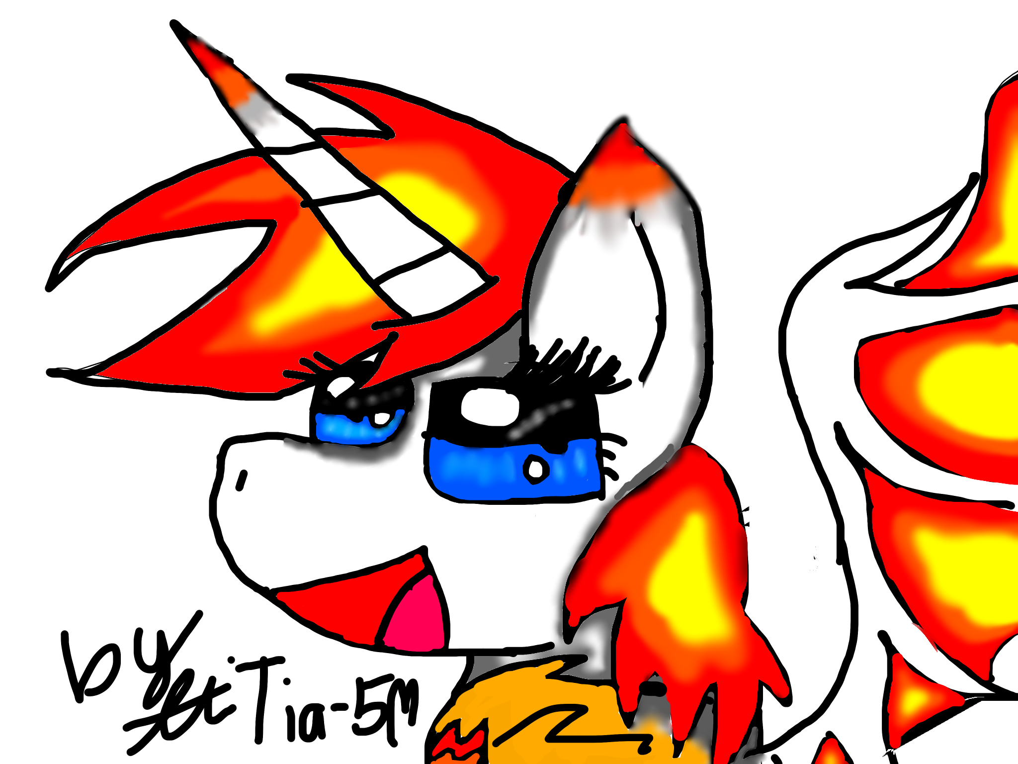 MLP Pony oc-Flames Fire - ibisPaint