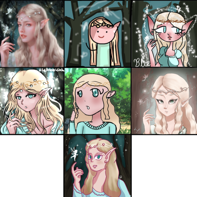 9 styles collab - ibisPaint