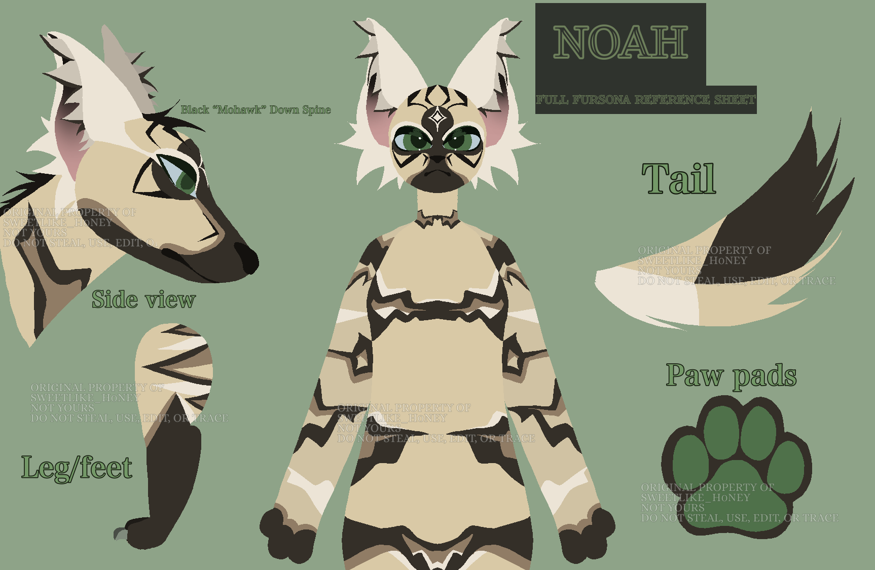 MY AARDWOLF FURSONA - ibisPaint