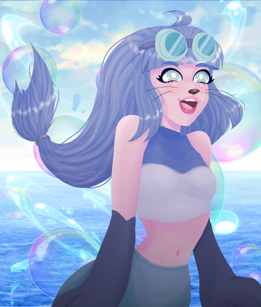 lila mer - ibisPaint