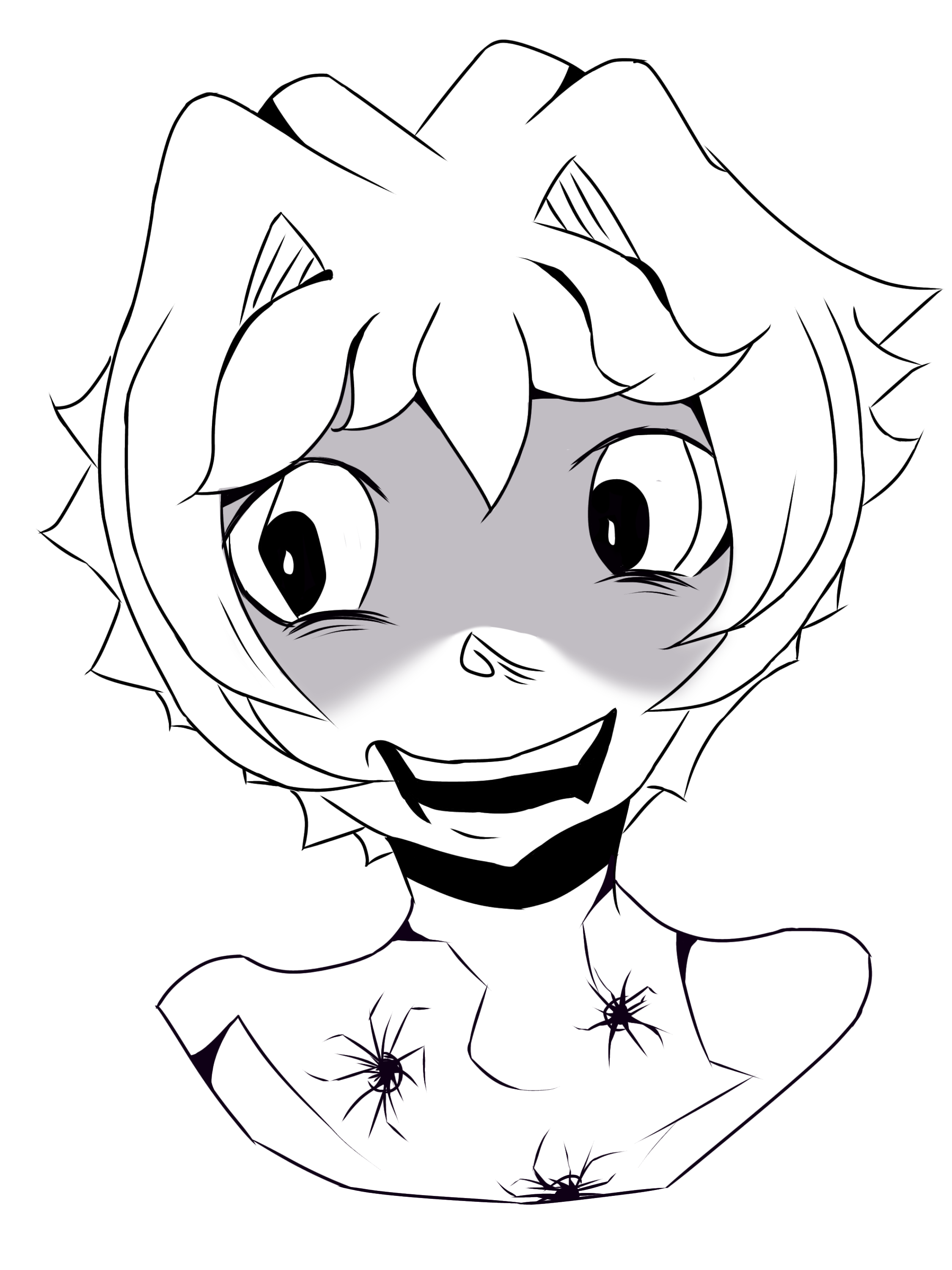 high pitched screaming ants ^^ - WIP - ibisPaint