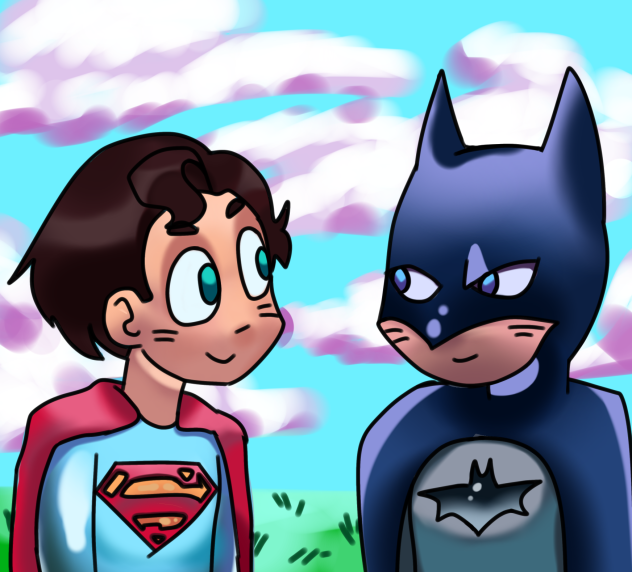 The world's finest Superman and Batman - ibisPaint