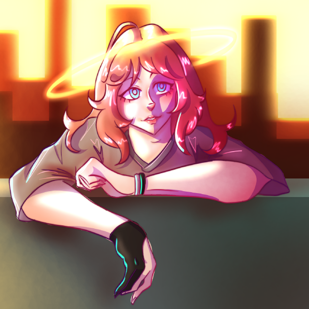 lil doodle self portrait - ibisPaint