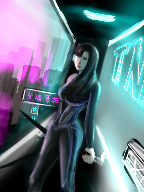 Cyberpunk art ¿ part 1 - ibisPaint