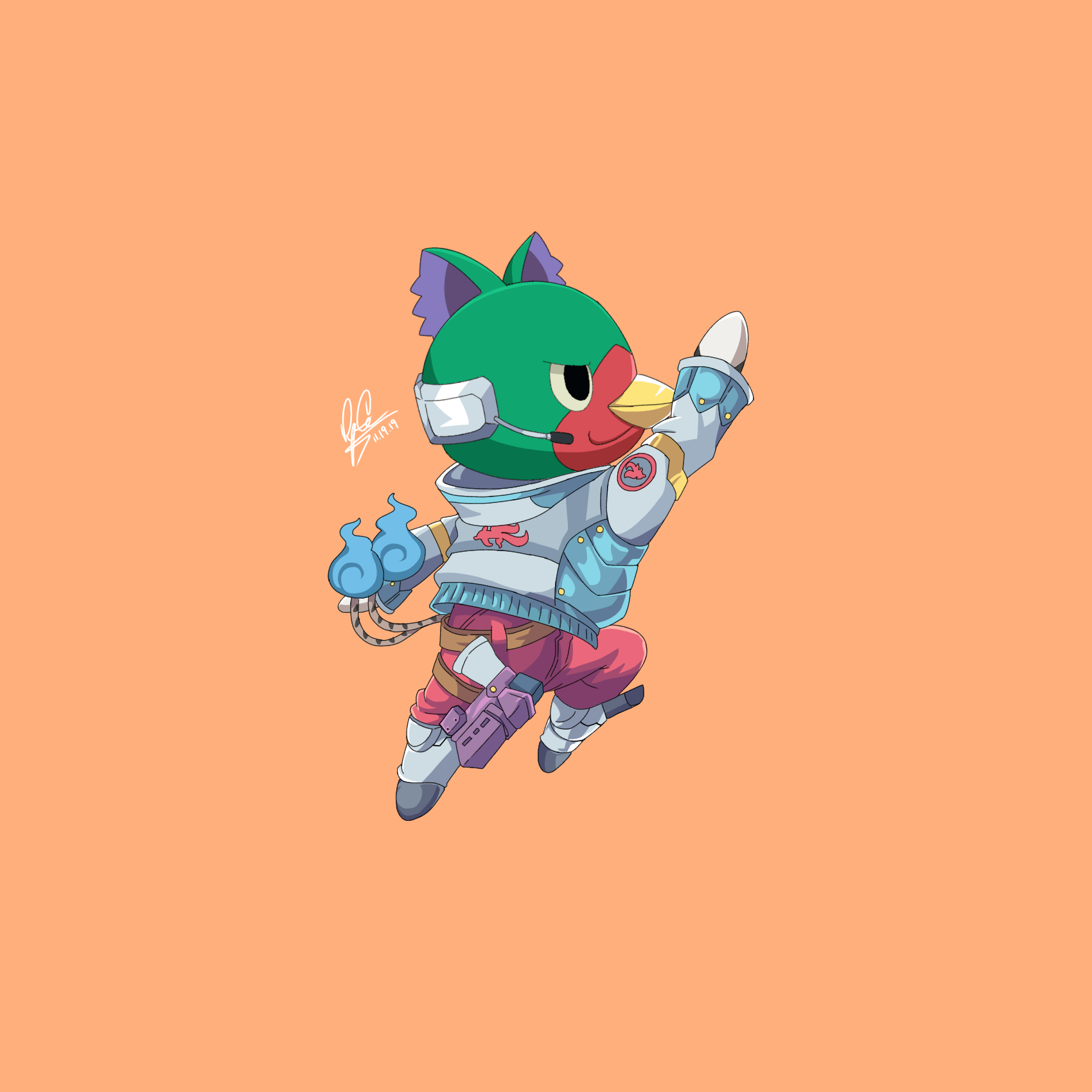 Pheasanyan as Falco - ibisPaint