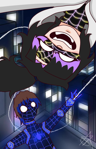 Sia & Ray into the spider verse🕸🕷 - ibisPaint