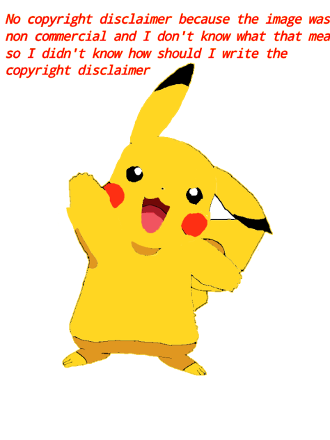 Pikachu Coloring Page Colored Version - ibisPaint