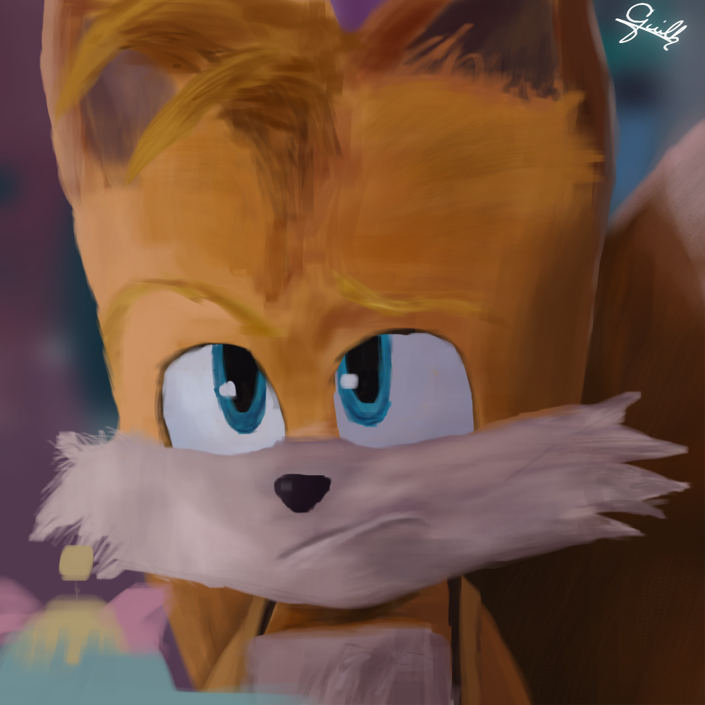 Tails being compared to Pikachu - ibisPaint