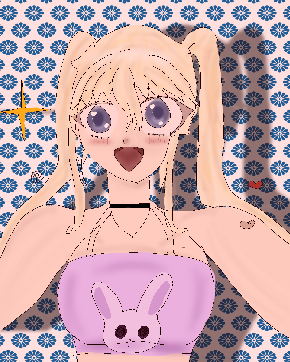 Blonde girl - ibisPaint
