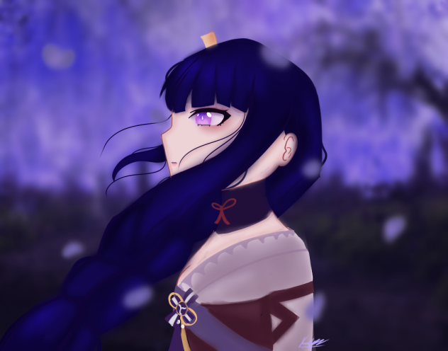 Raiden Shogun - ibisPaint