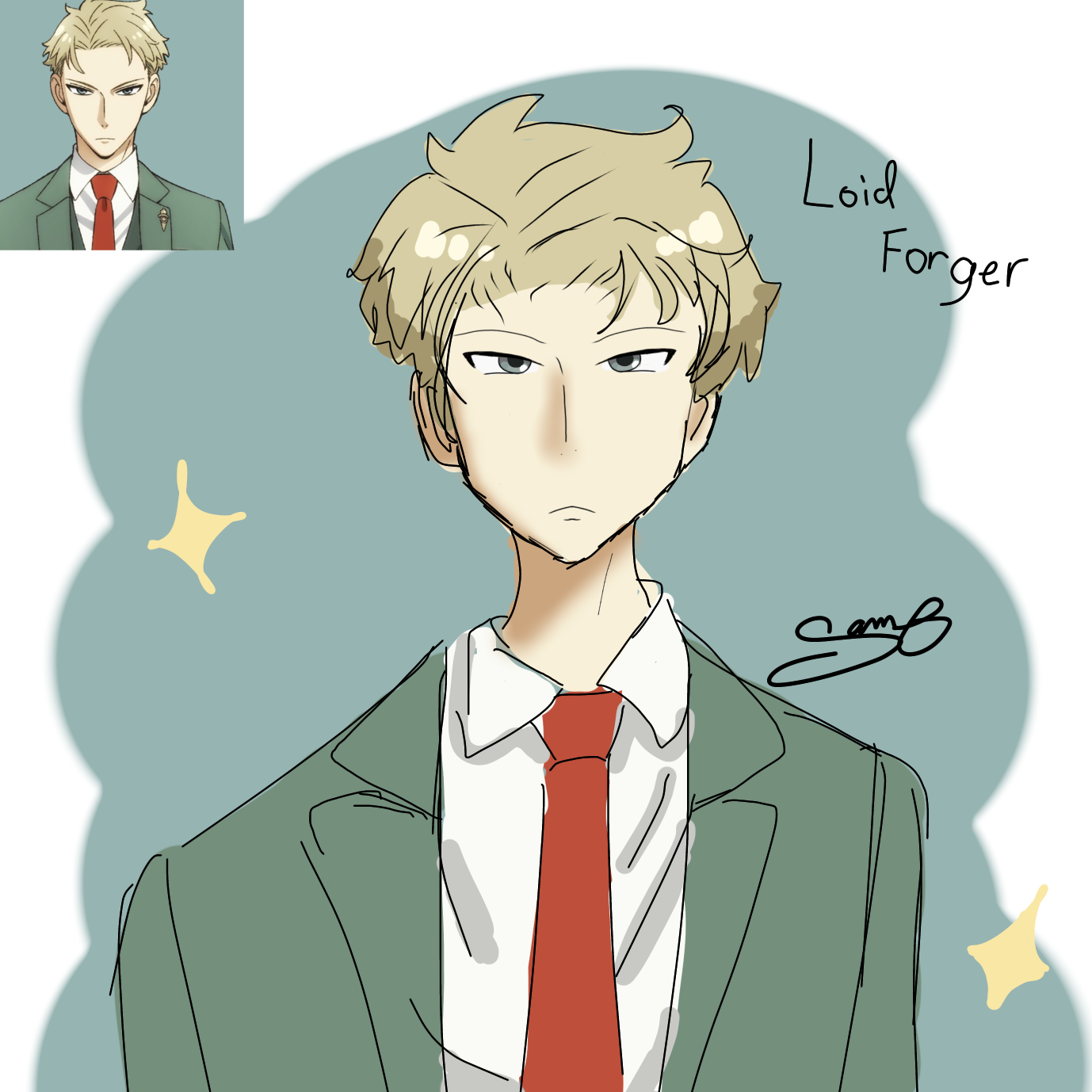 Drawing Loid Forger - ibisPaint
