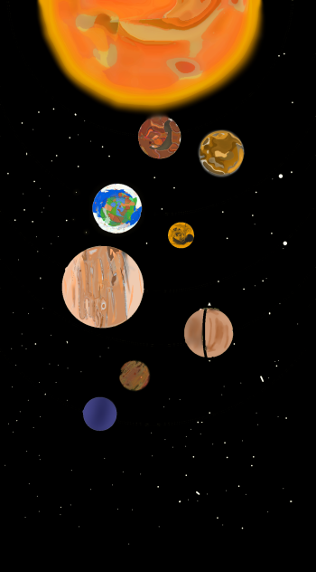 solar system - ibisPaint