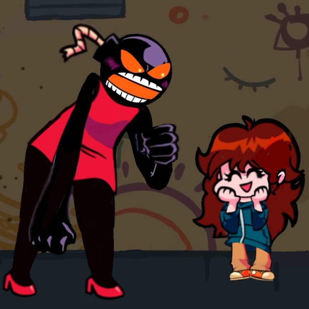 Whitty and Girlfriend swap - ibisPaint