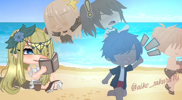 beach vacation edit - ibisPaint
