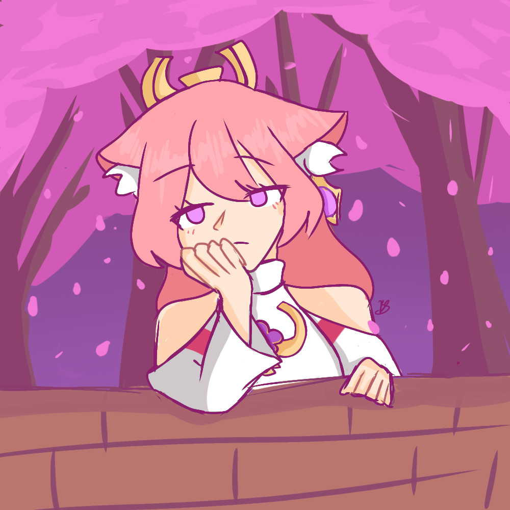 yae miko doodle - ibisPaint