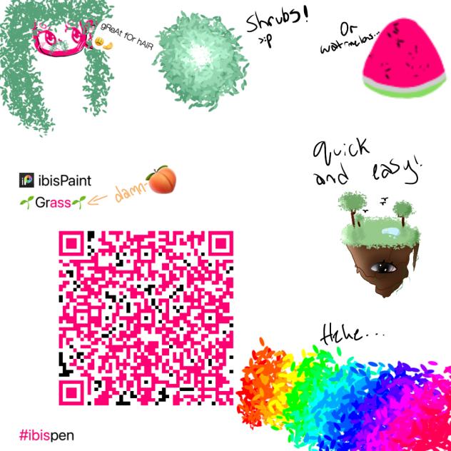 🌱🤍Grass pen🤍🌱 - ibisPaint