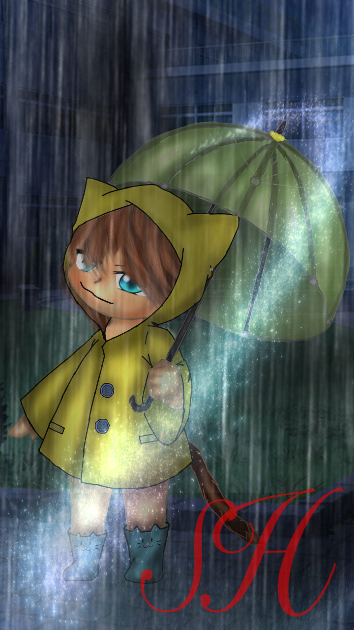 In the rain - ibisPaint