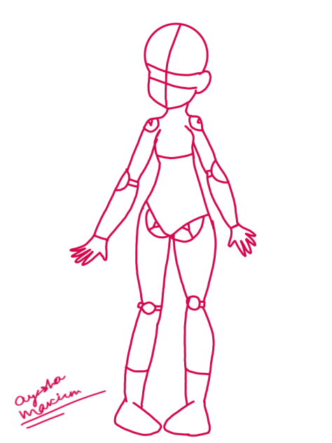 Doll body base - ibisPaint