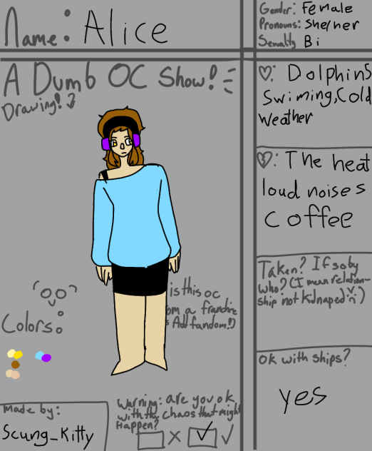 Character 4 Dumb oc show - ibisPaint