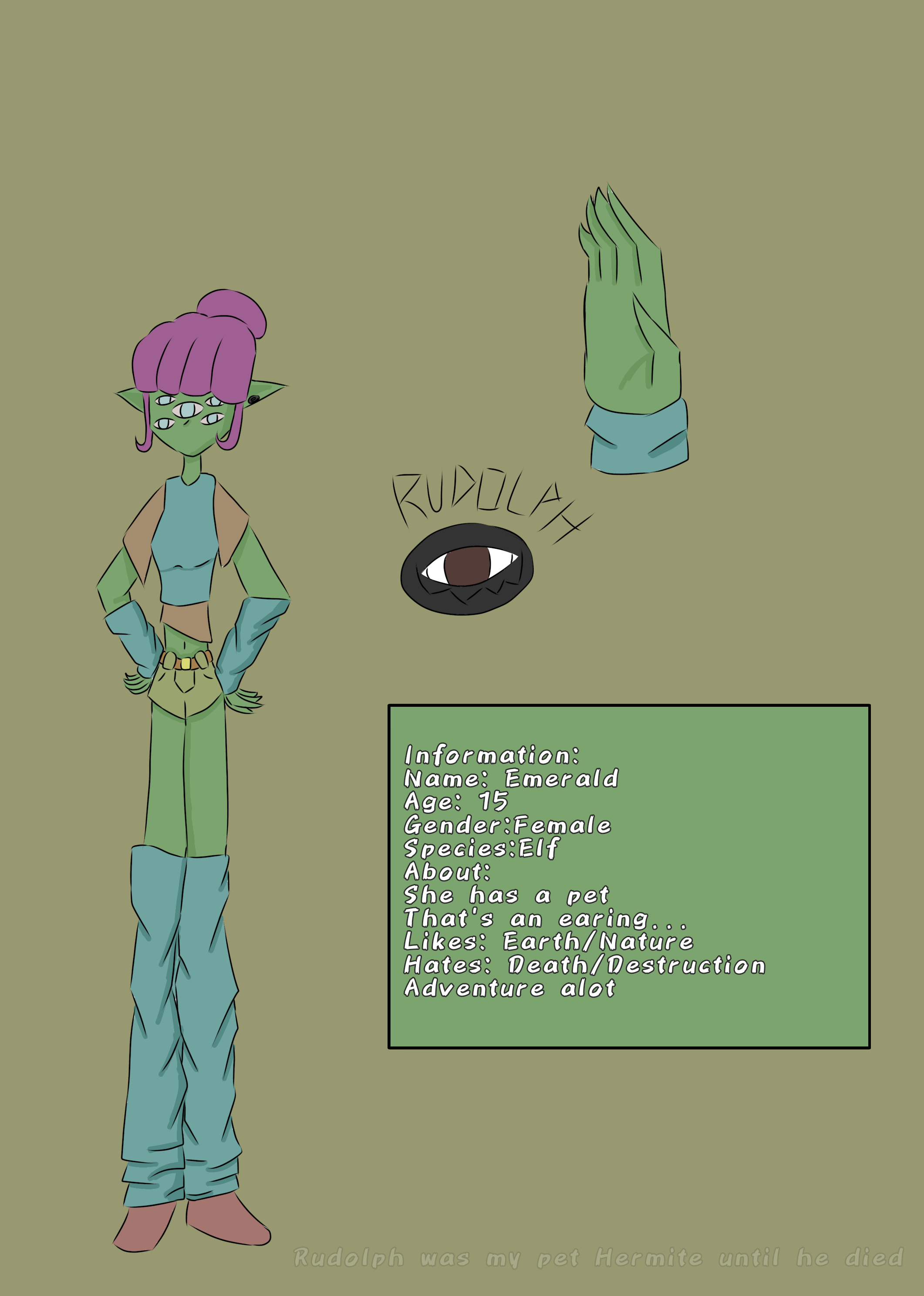 Emerald and Rudolph - ibisPaint