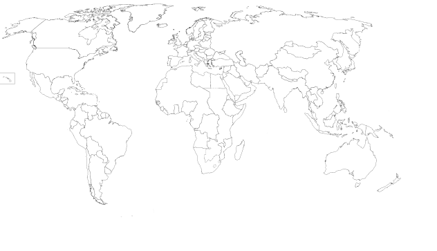 World map 1933 - ibisPaint