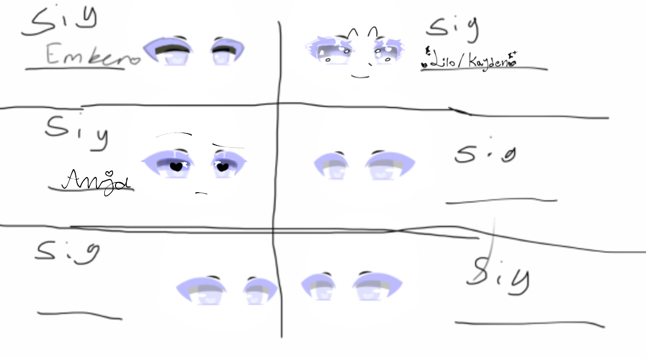 Editing eyes collab - ibisPaint