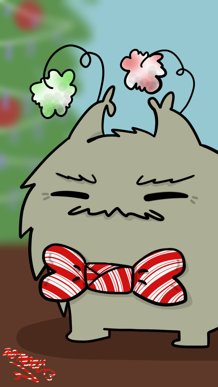 A holly jolly lil gremlin - ibisPaint