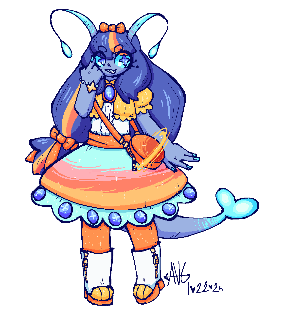 Alien Girl - ibisPaint