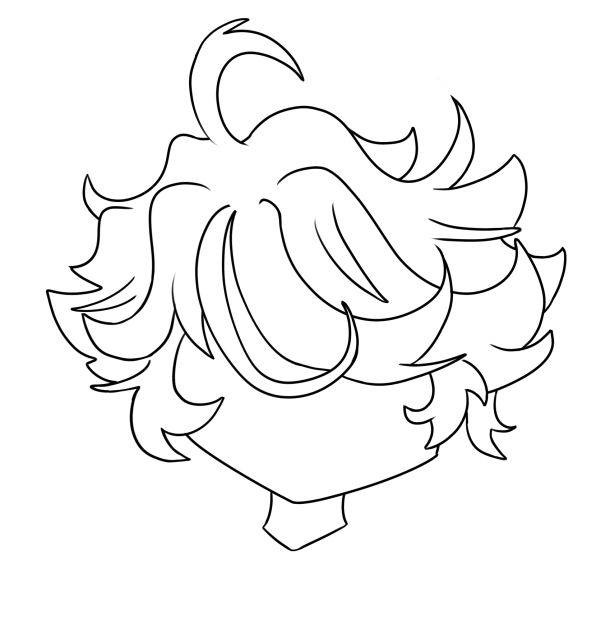 Free floofy hair base! - ibisPaint