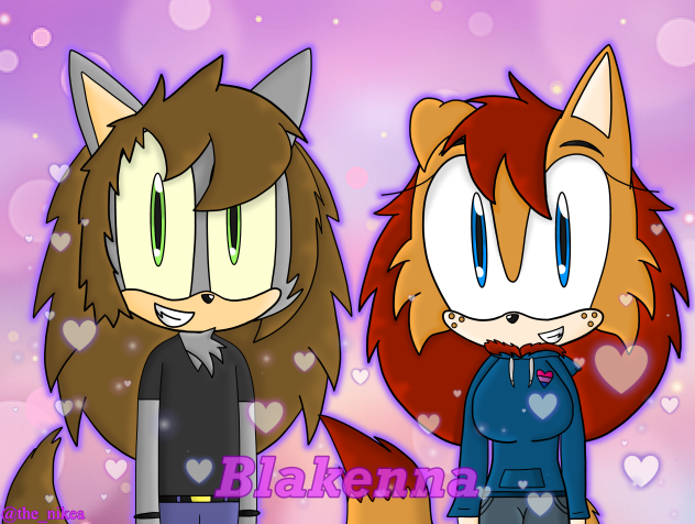 Blake x Brenna (Blakenna) 🧡🤎 - ibisPaint