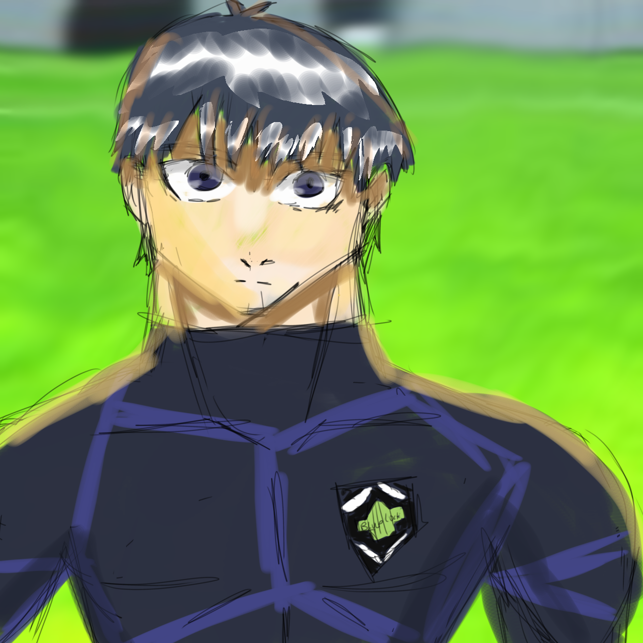 Blue lock isagi - ibisPaint