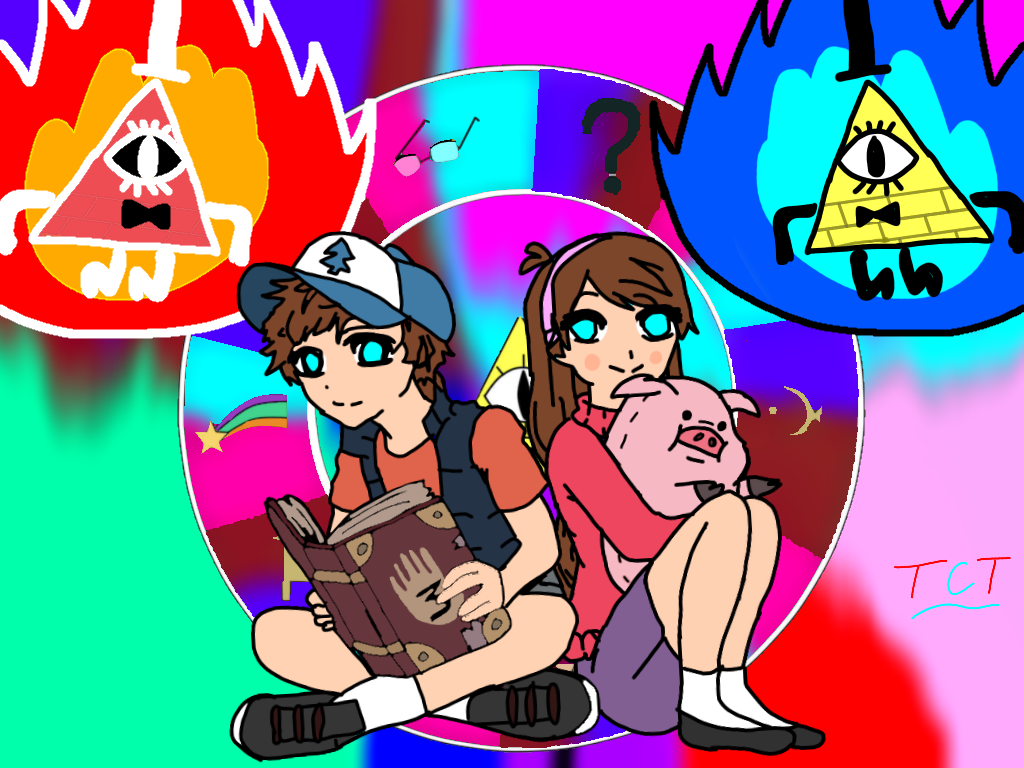 Dipper and Mabel - ibisPaint