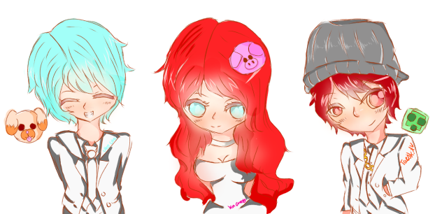 เดอะแก๊ง uke uke kncrazy taejk tv - ibisPaint