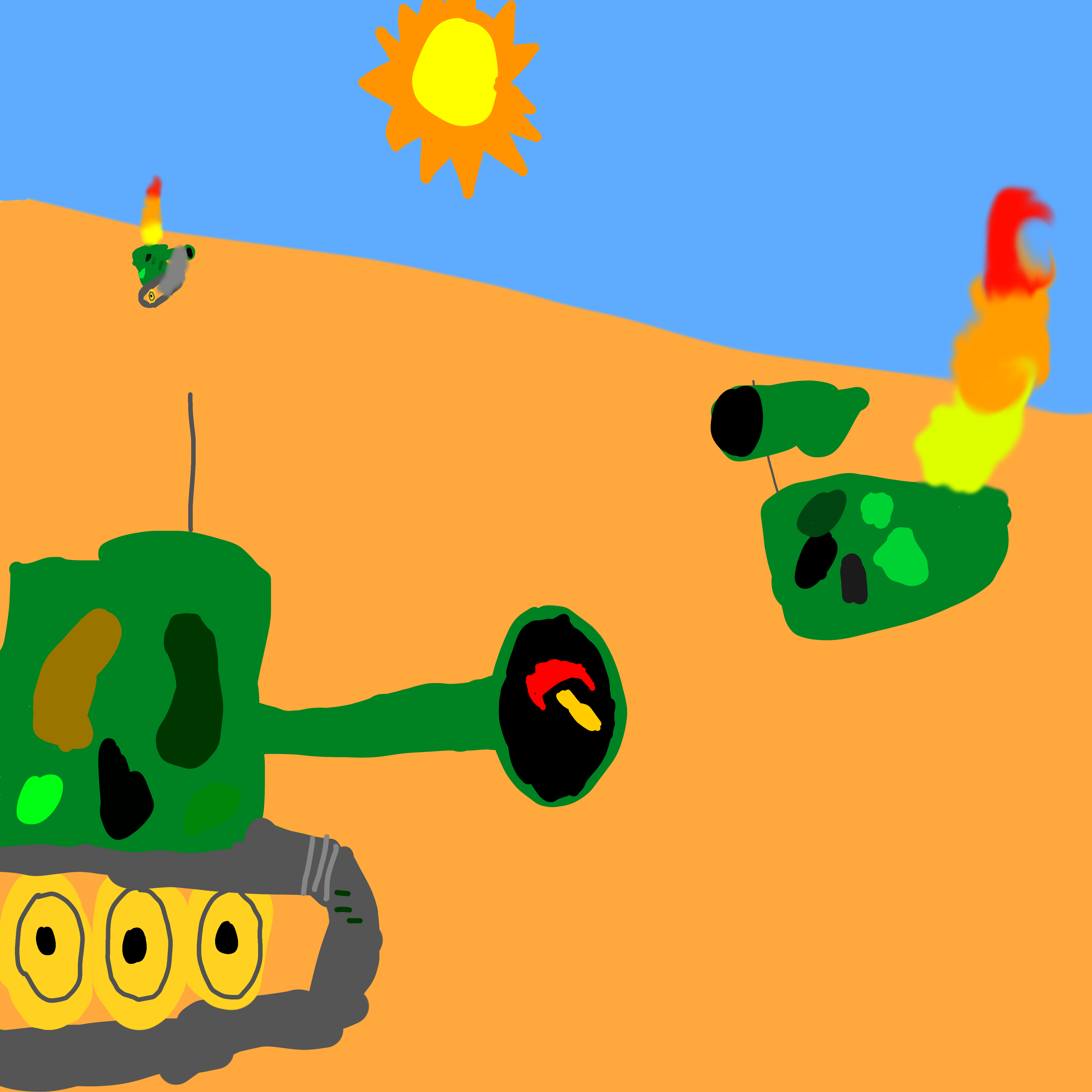 Tank war😔😿 - ibisPaint