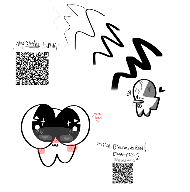 lineart brushh(plus coloring) - ibisPaint