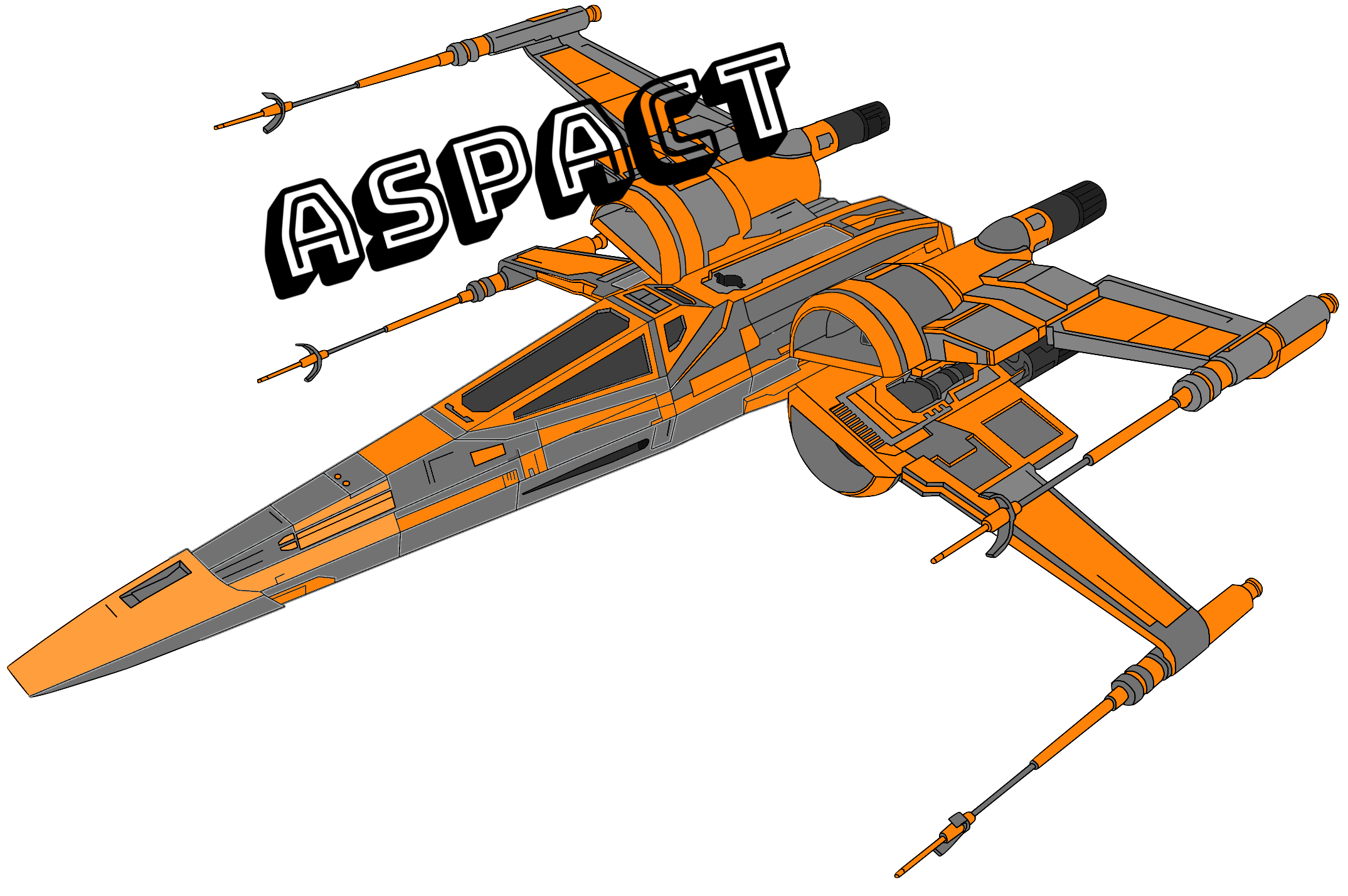 Star Wars X-wing - ibisPaint