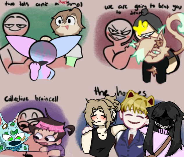 cute friendship collab - ibisPaint