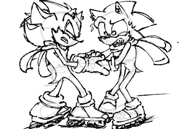 ice skating - ibisPaint